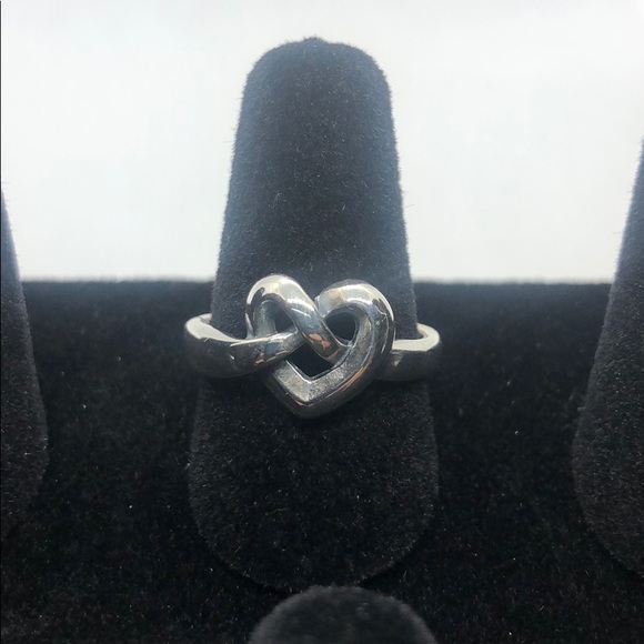James Avery | Jewelry | James Avery Sterling Silver Knotted Heart Ring ...